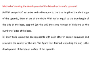 Development of surfaces | PPTX