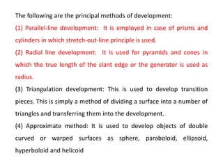 Development of surfaces | PPTX
