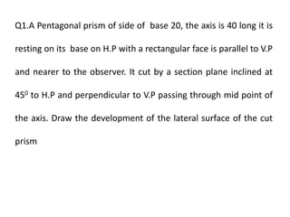 Development of surfaces | PPTX