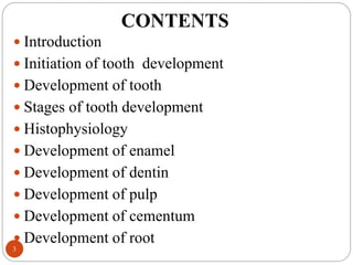 Development of teeth | PPT