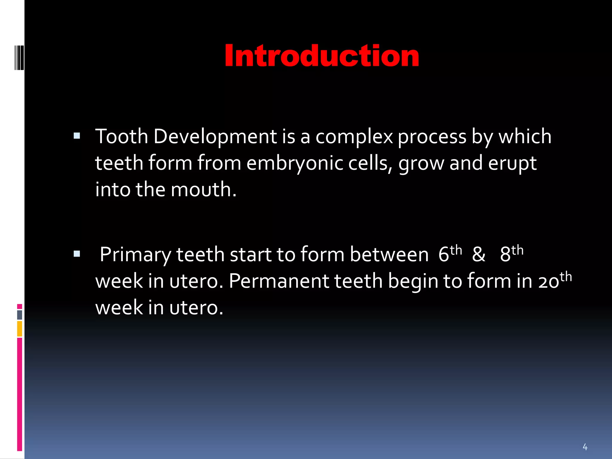 Development of teeth and developmental defects | PPTX