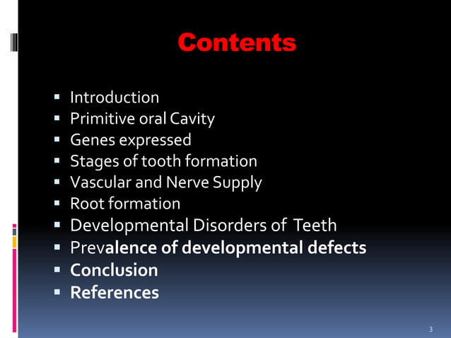 Development of teeth and developmental defects | PPTX