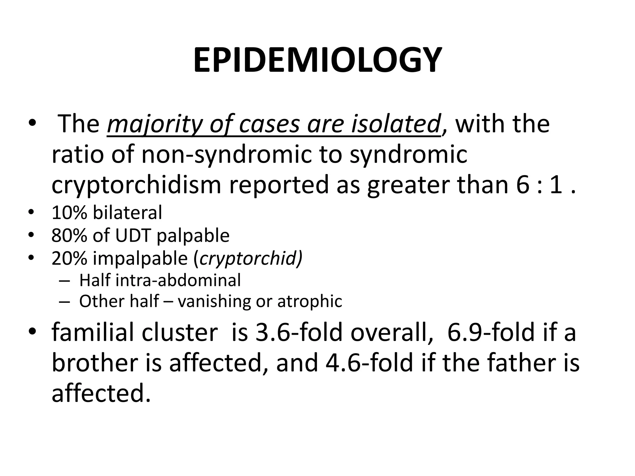 Development of testis & cryptorchidism presentation | PPTX