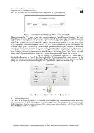 Development of text to speech system for yoruba language | PDF ...