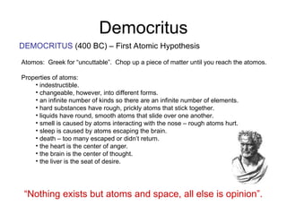Development of the Atom General Biology 2 | PPT