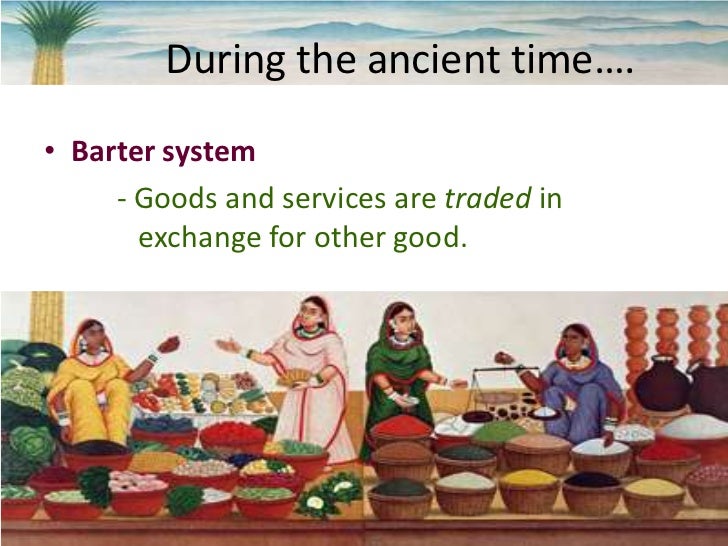 Development of the circulation of money