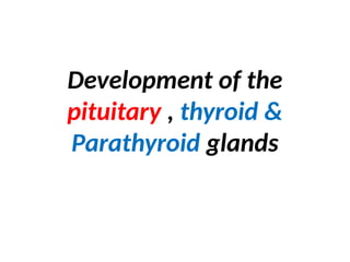 Development of the endocrine gland .pptx