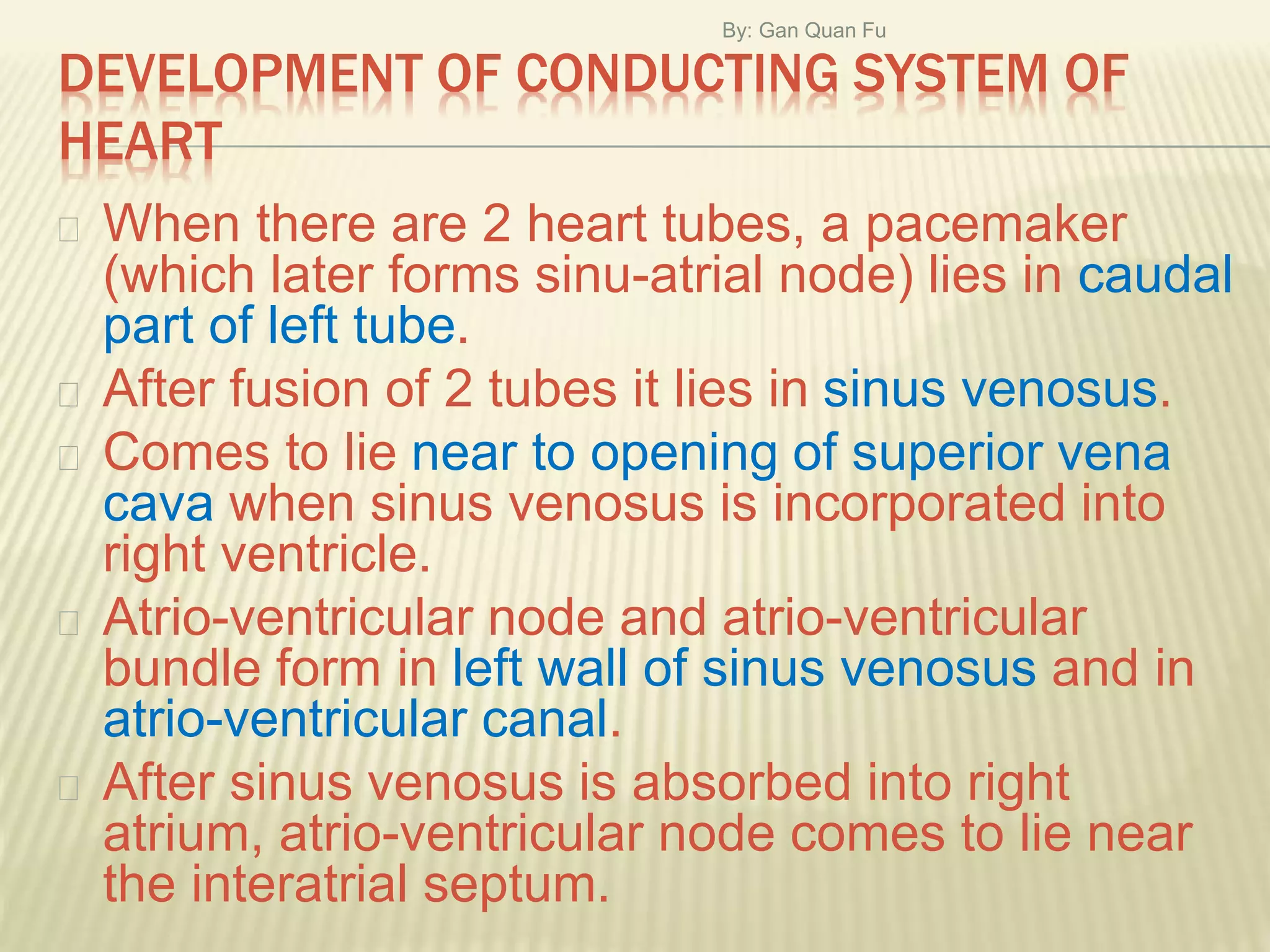 Development of the heart | PPTX