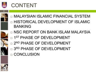 Development of the Malaysian Islamic Financial System | PPTX