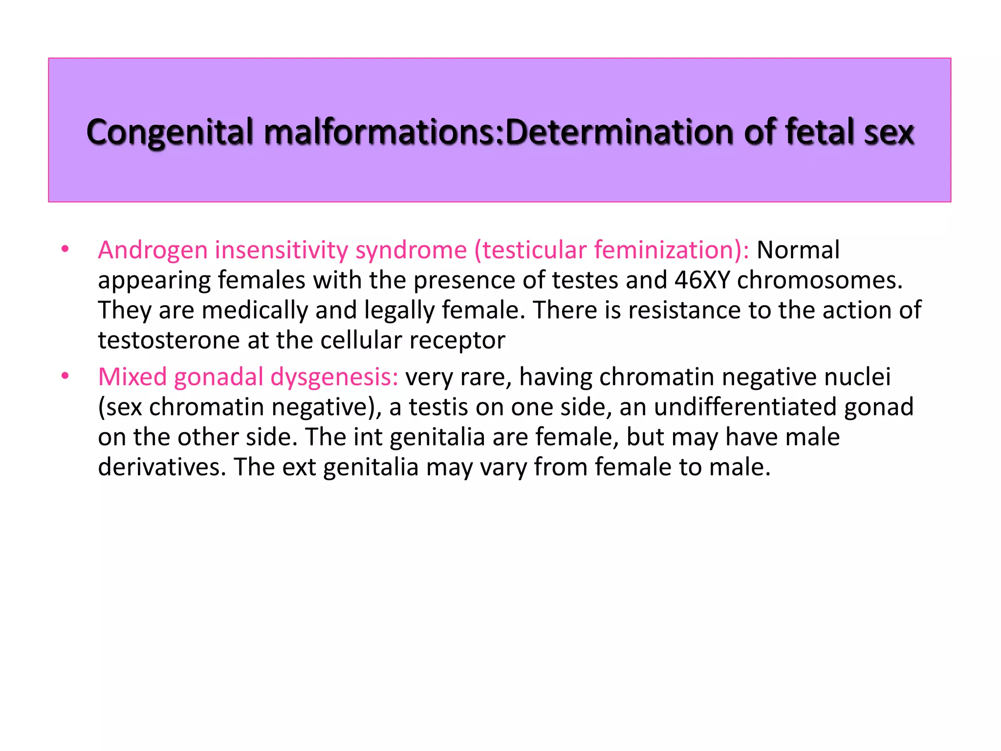 Development of the male and female genital tracts | PPTX