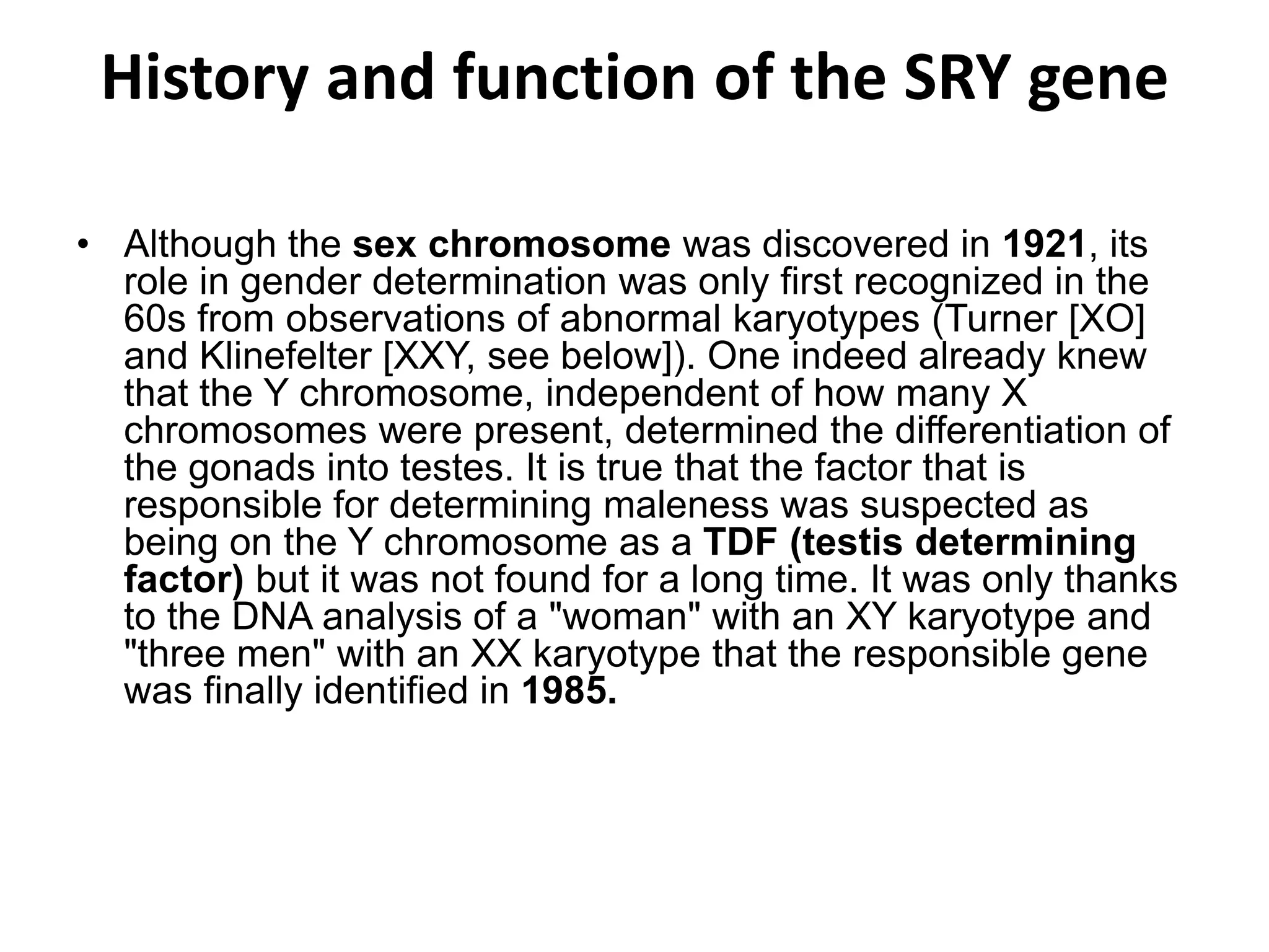 Development of the male and female genital tracts | PPTX