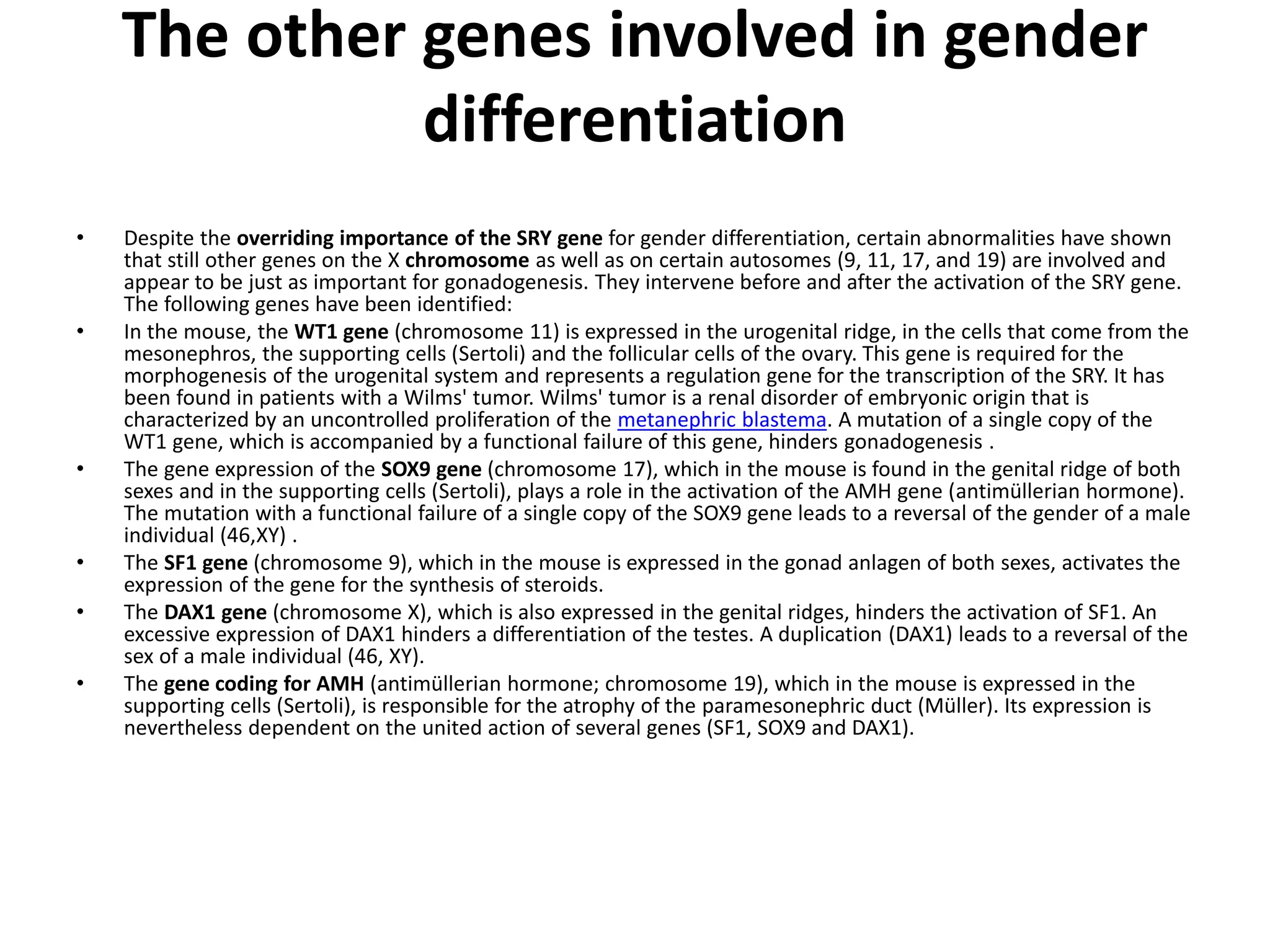 Development of the male and female genital tracts | PPTX