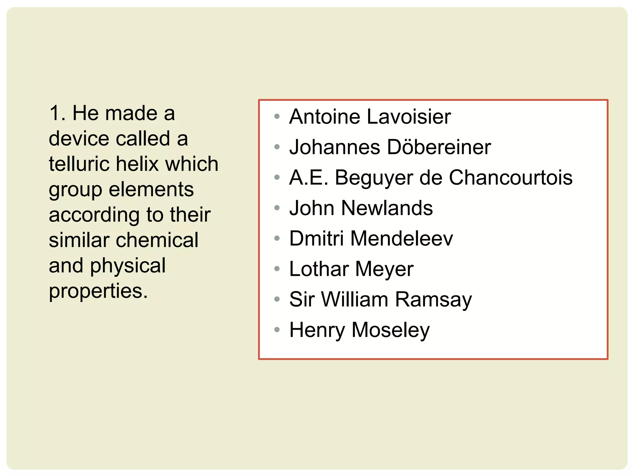 Development of the periodic table | PPTX
