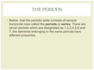Development of the periodic table | PPTX