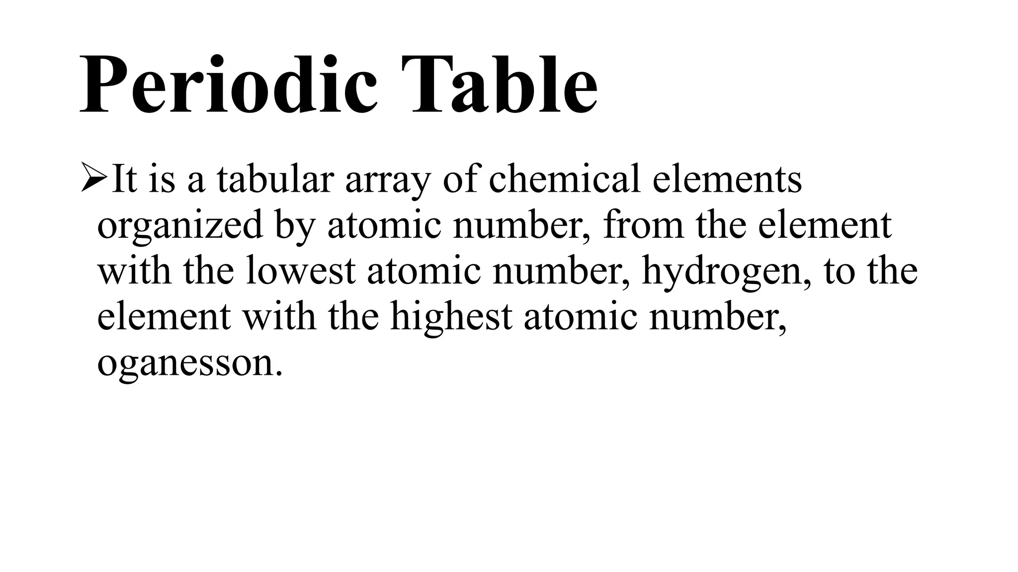 Development of the Periodic Table PowerPoint | PPTX