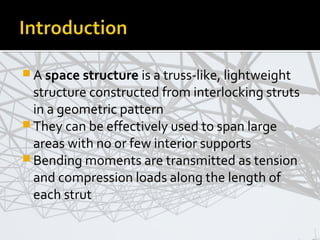 Development of the space structure designer | PPT