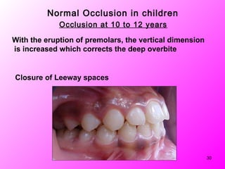 Development of the teeth and occlusion | PPT