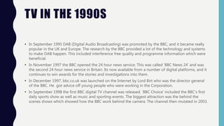 Development of the tv industry in britain | PPTX