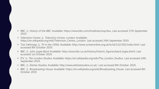 Development of the tv industry in britain | PPTX