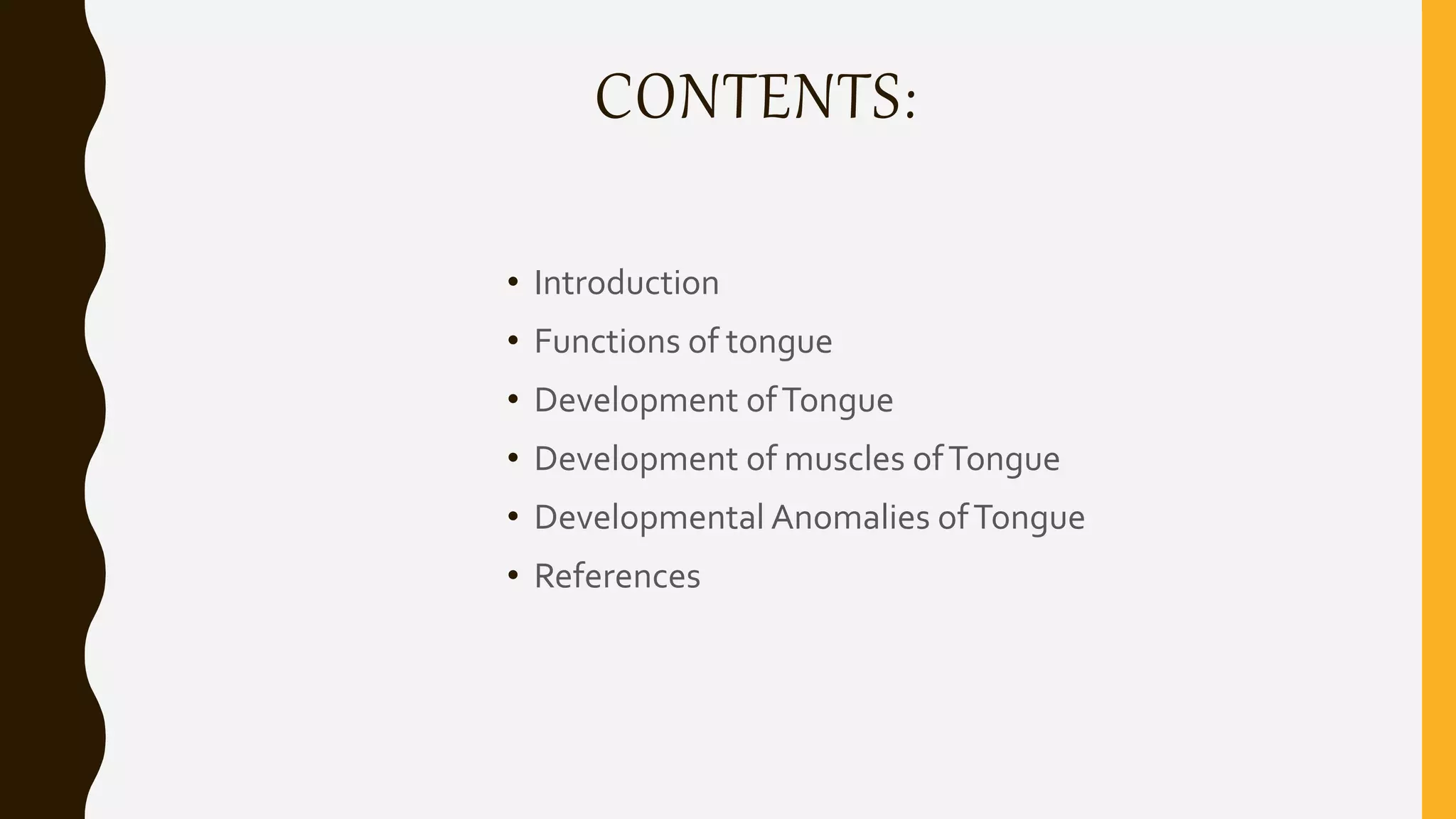 Development of tongue | PPTX