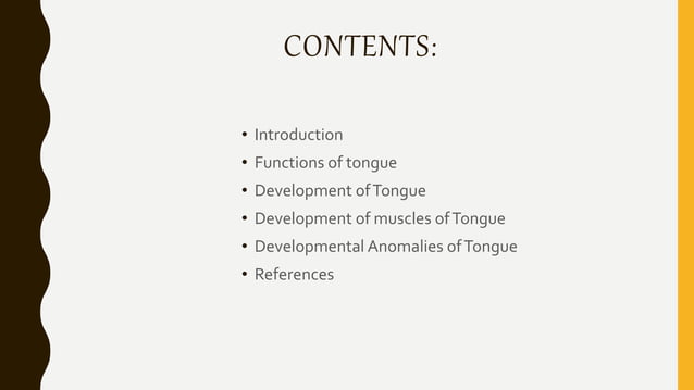 Development of tongue | PPTX