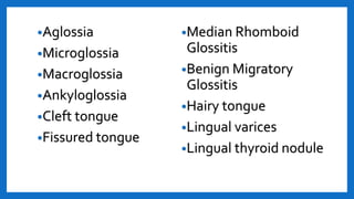 Development of tongue | PPTX