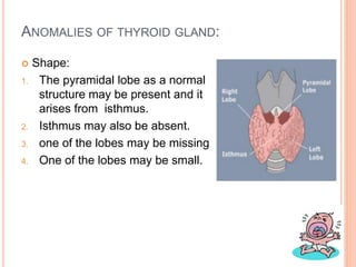 Development of tongue and thyroid gland | PPTX