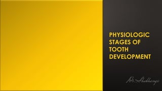 Development of tooth | PDF