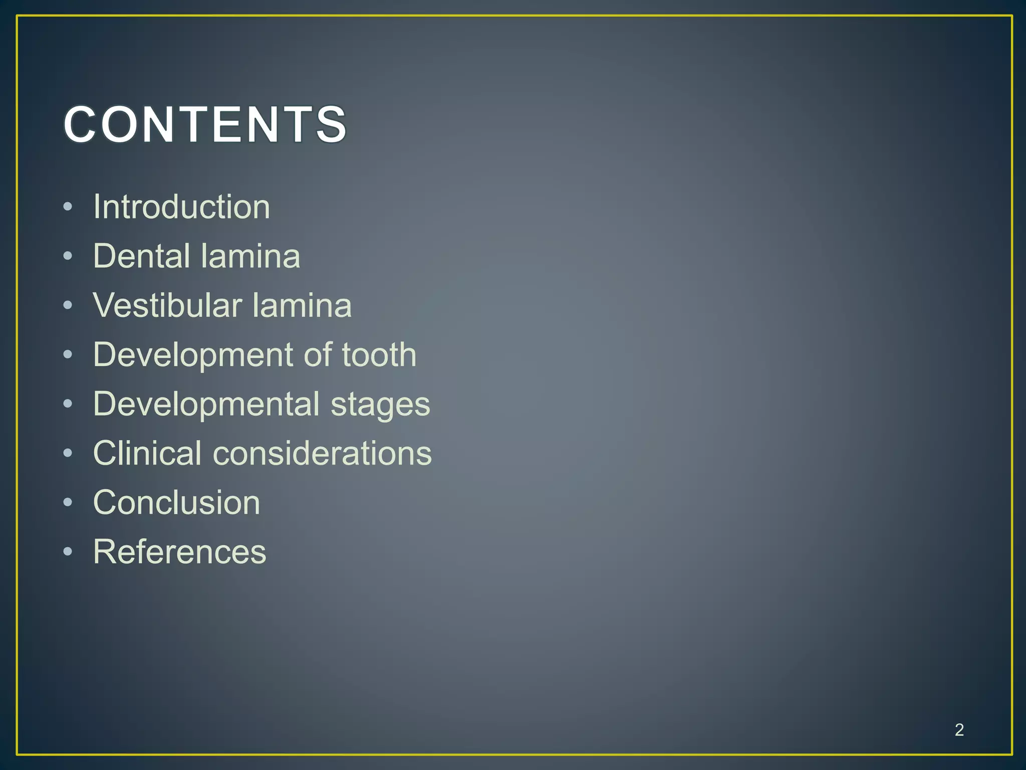 Development of tooth Part 2 | PPTX