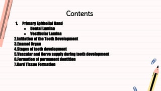 Development of tooth & It's supporting tissue.pdf