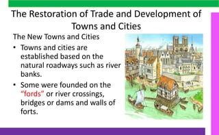 Development of towns and cities in the Medieval Period | PPTX