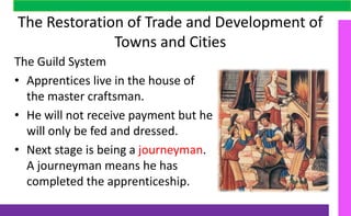 Development of towns and cities in the Medieval Period | PPTX