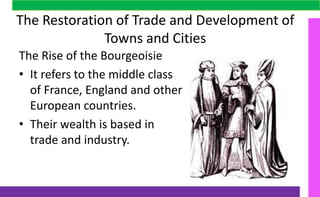 Development of towns and cities in the Medieval Period | PPTX