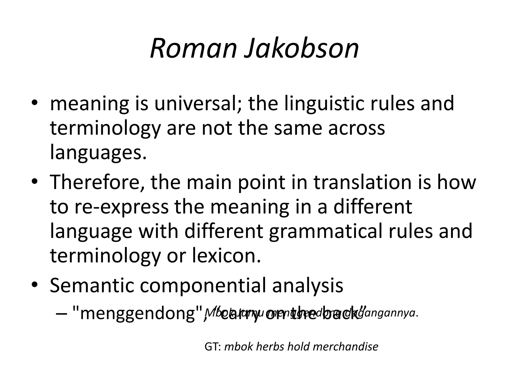 Development of translation theory (ling) | PPTX
