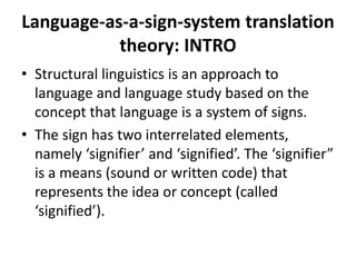 Development of translation theory (ling) | PPTX