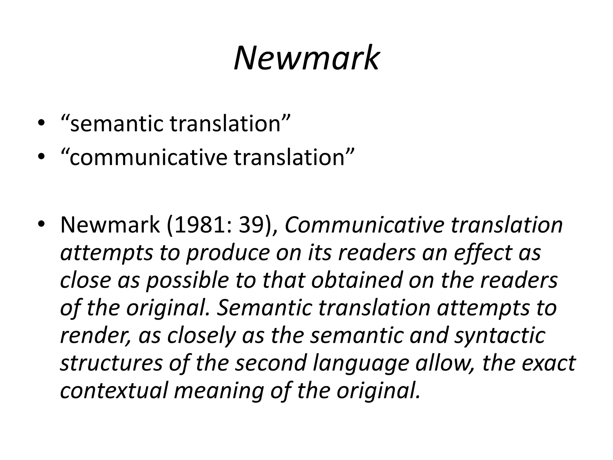 Development of translation theory (ling) | PPTX