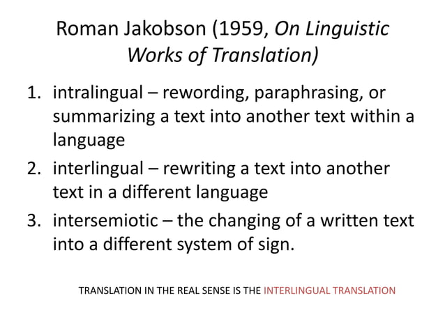 Development of translation theory (ling) | PPT