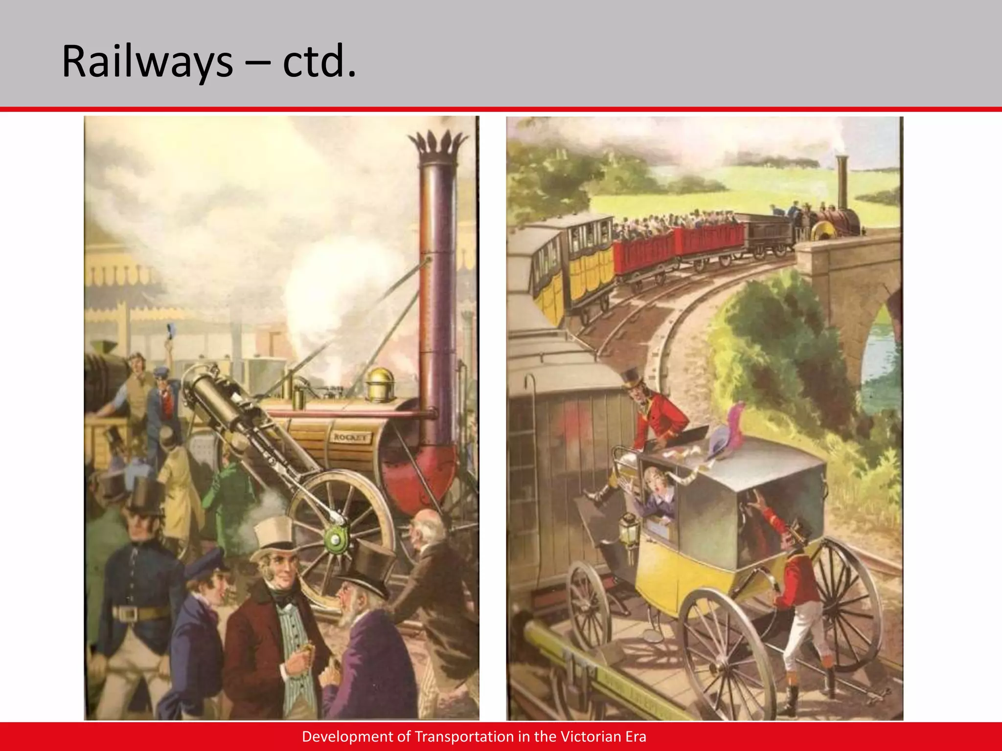 Development of Transportation in the Victrorian Era | PPT