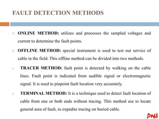 Development of underground line fault detector | PPT