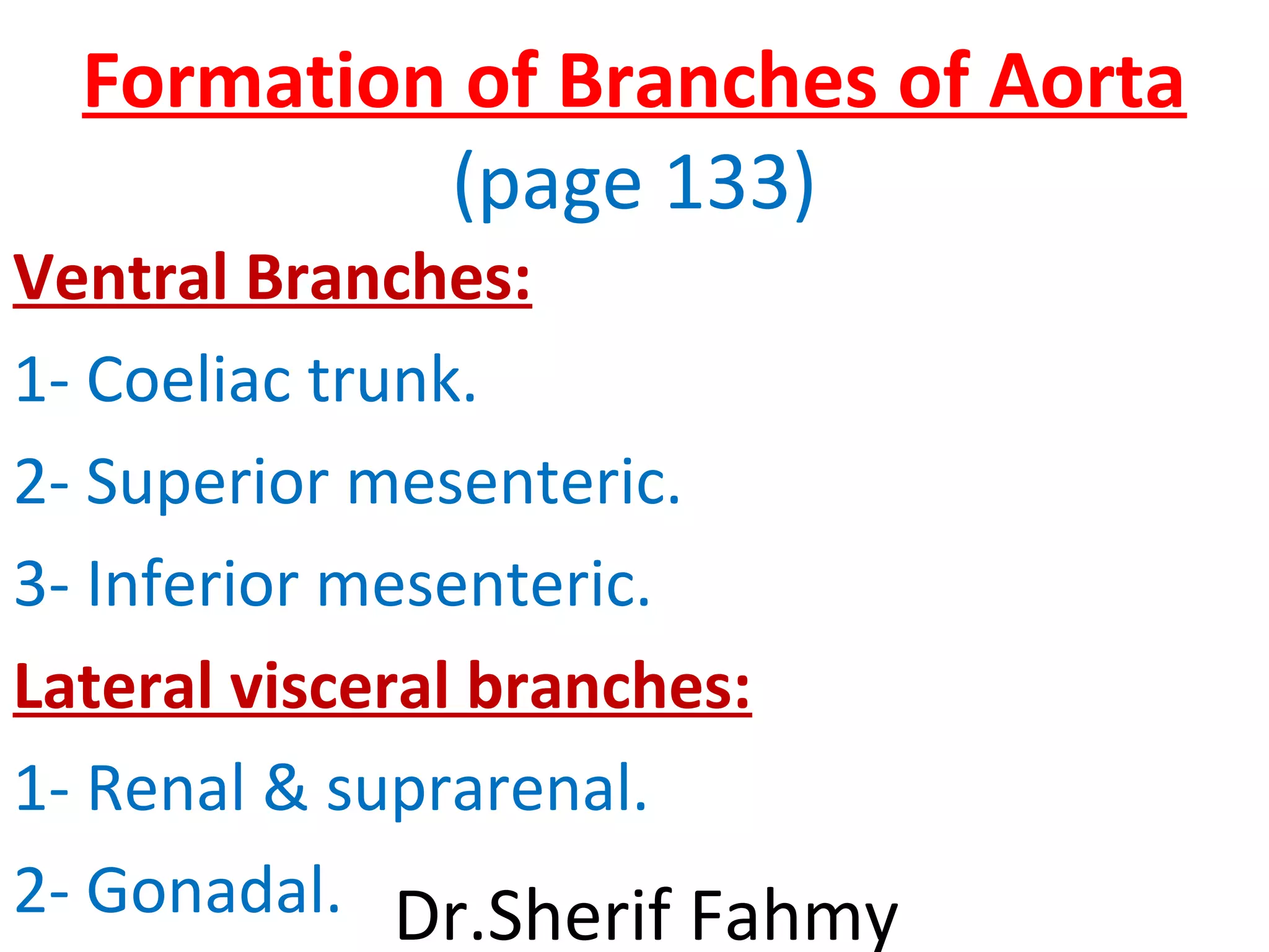 Development of Vessels (Special Embryology) | PPS