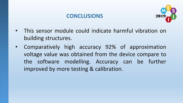 Development of vibration and shock sensor using PZT ceramics | PPT