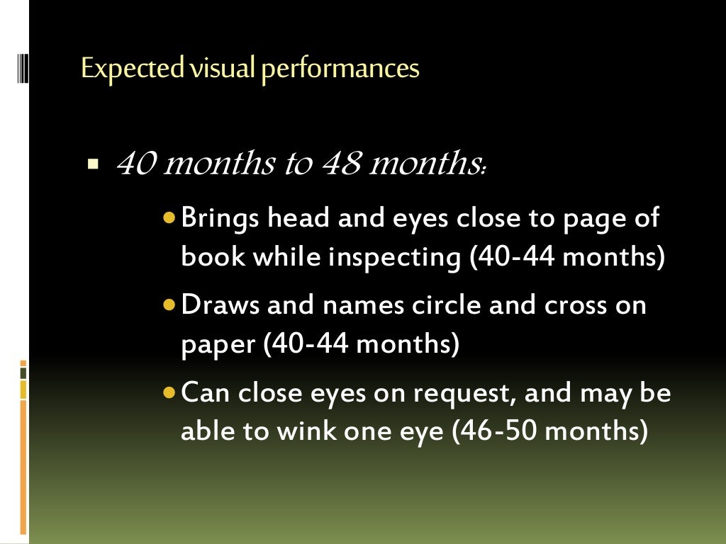 Development Of Vision
