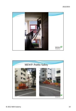 Development of Work at Height Competency Framework | PDF