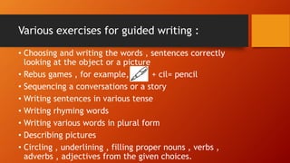 Development of writing skills in hearing impaired | PPTX