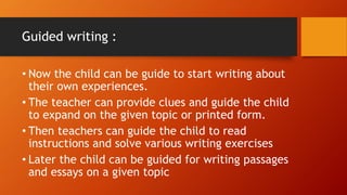 Development of writing skills in hearing impaired | PPTX