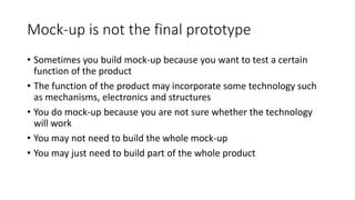 Development on mock up | PPTX