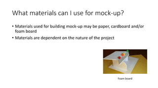 Development on mock up | PPT