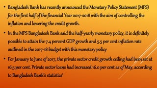 Banking system of Bangladesh and its development pattern | PPTX