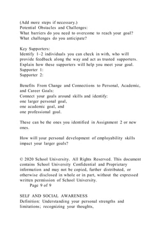 Development Plan for Three Skills TemplateCreate a development p | DOCX