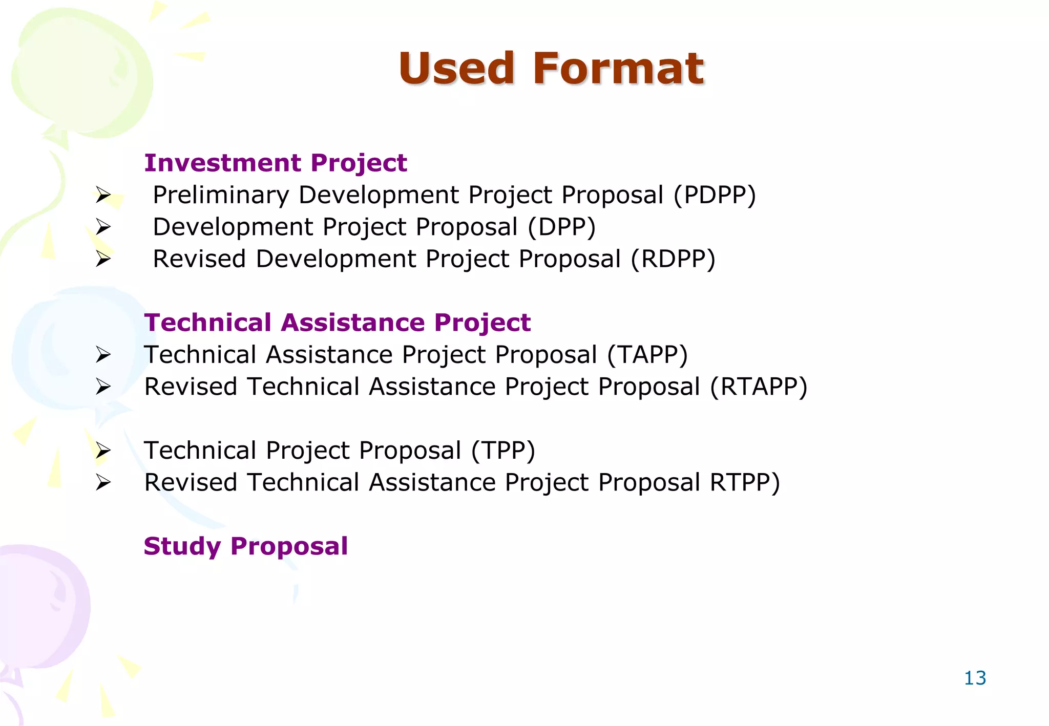 Development Planning and Project Approval Process TA | PDF